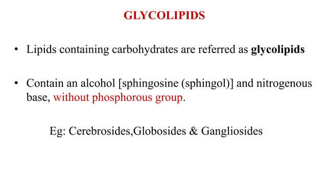 CL- 02: Lipid classification & Simple lipids | PPTX | Chemistry | Science