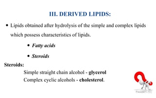 CL-02: lipid classification & Simple lipids by Santhosh Kumar .pptx