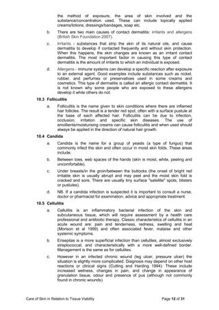 guidelines for the care of skin in relation to tissue viability 2015 | PDF