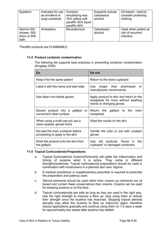 guidelines for the care of skin in relation to tissue viability 2015 | PDF