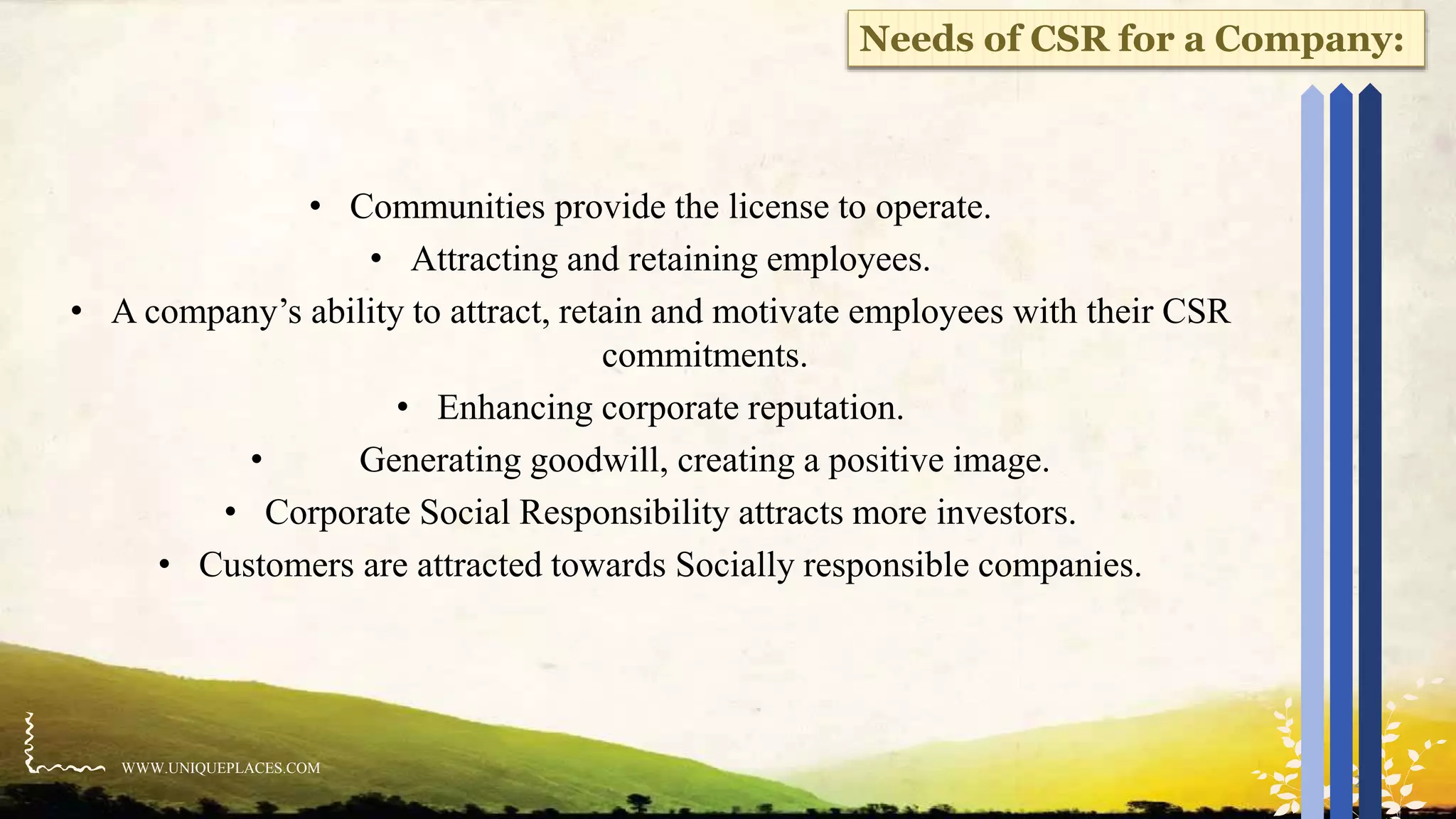 CSR in India | PPTX