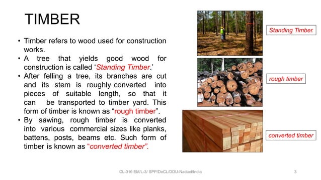 CL-311 Lec-3 TIMBER- WOOD BASED PRODUCTS.pptx