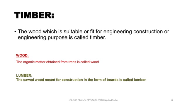 CL-311 Lec-3 TIMBER- WOOD BASED PRODUCTS.pptx