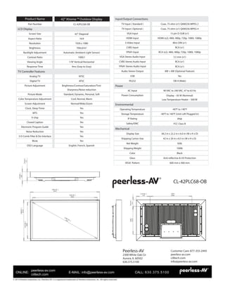 Cl 42 plc68-ob outdoor display | PDF