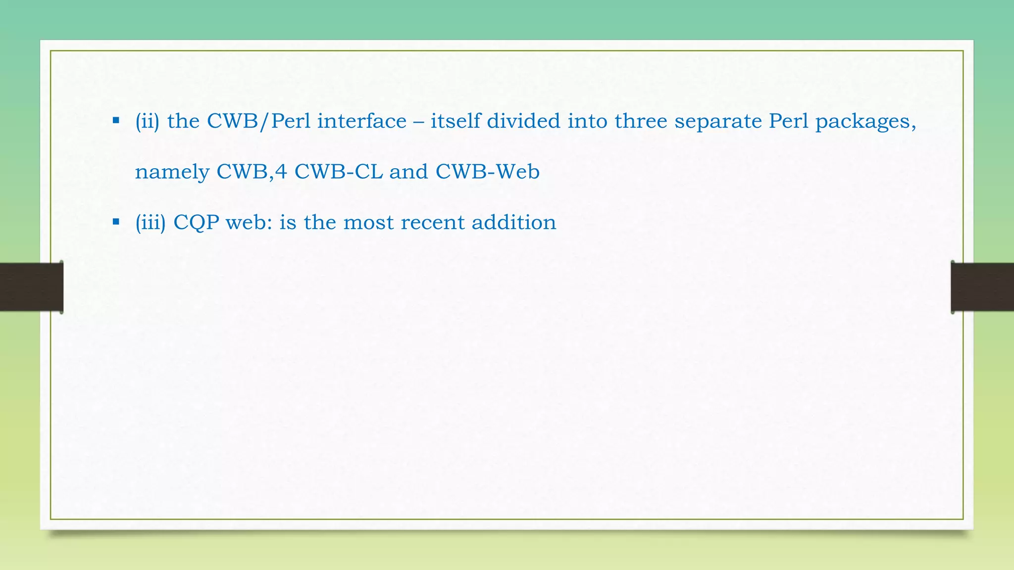 Corpus Linguistics :Analytical Tools | PPTX