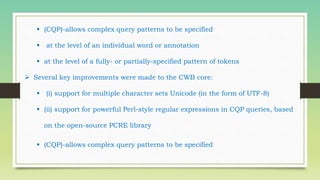 Corpus Linguistics :Analytical Tools | PPT