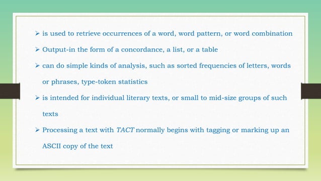 Corpus Linguistics Analytical Tools Ppt