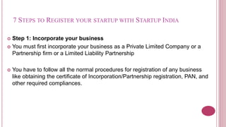 Steps in Registering Startups | PPTX