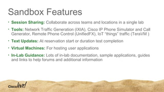 Introduction to the DevNet Sandbox | PPT