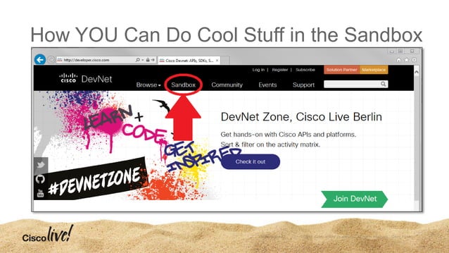 Introduction to the DevNet Sandbox and IVT | PPT