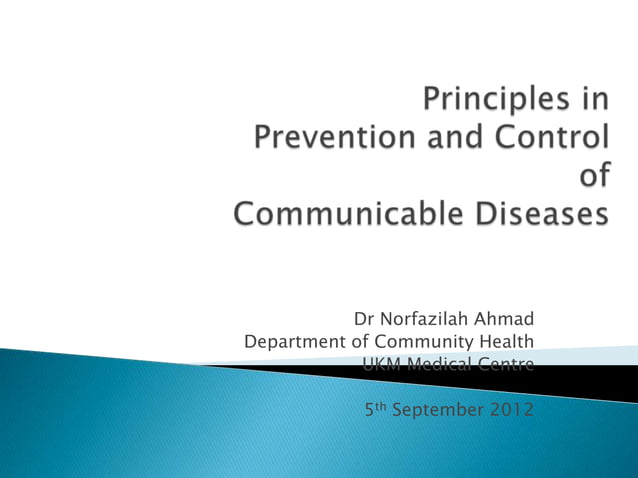 Cl 02 principles in control and prevention of communicable diseases ...