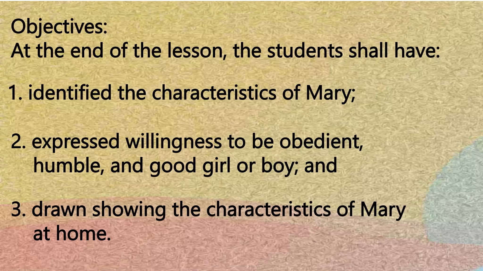 CL 1 - Mary was Chosen to be the Mother of All.pptx