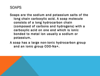 Cl10 soaps and detergents priya jha | PPT