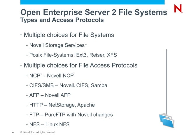 Novell Open Enterprise Server Architecture | PPT