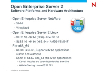 Novell Open Enterprise Server Architecture | PDF