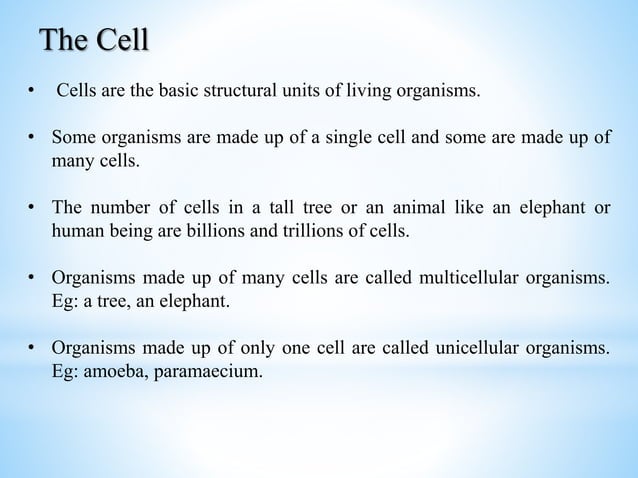Ch 08 - Cell : The unit of Life || Class 11 || | PPTX