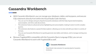YugabyteDB Developer Tools | PPT
