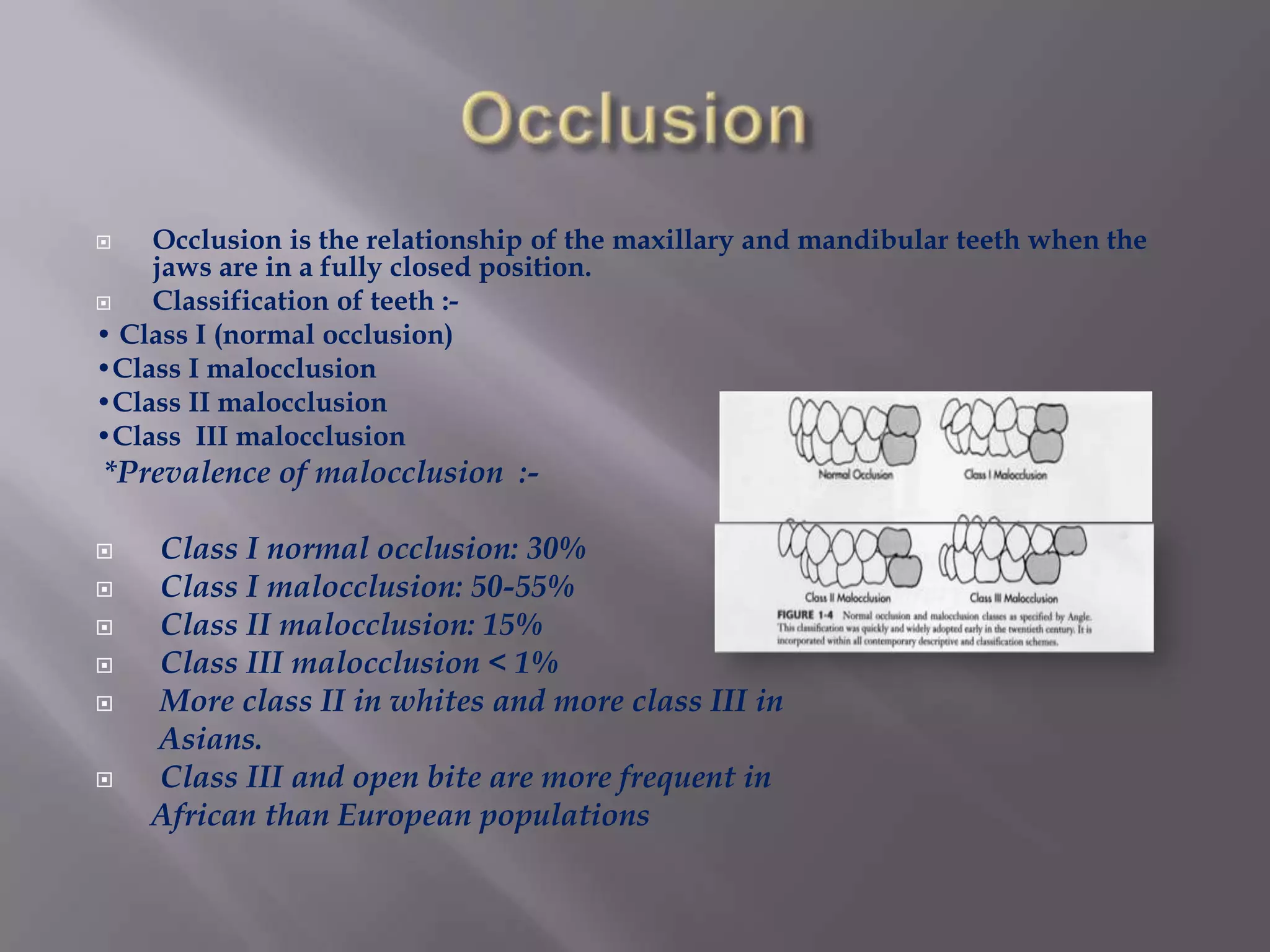 Cl 1 malocclusion | PPTX