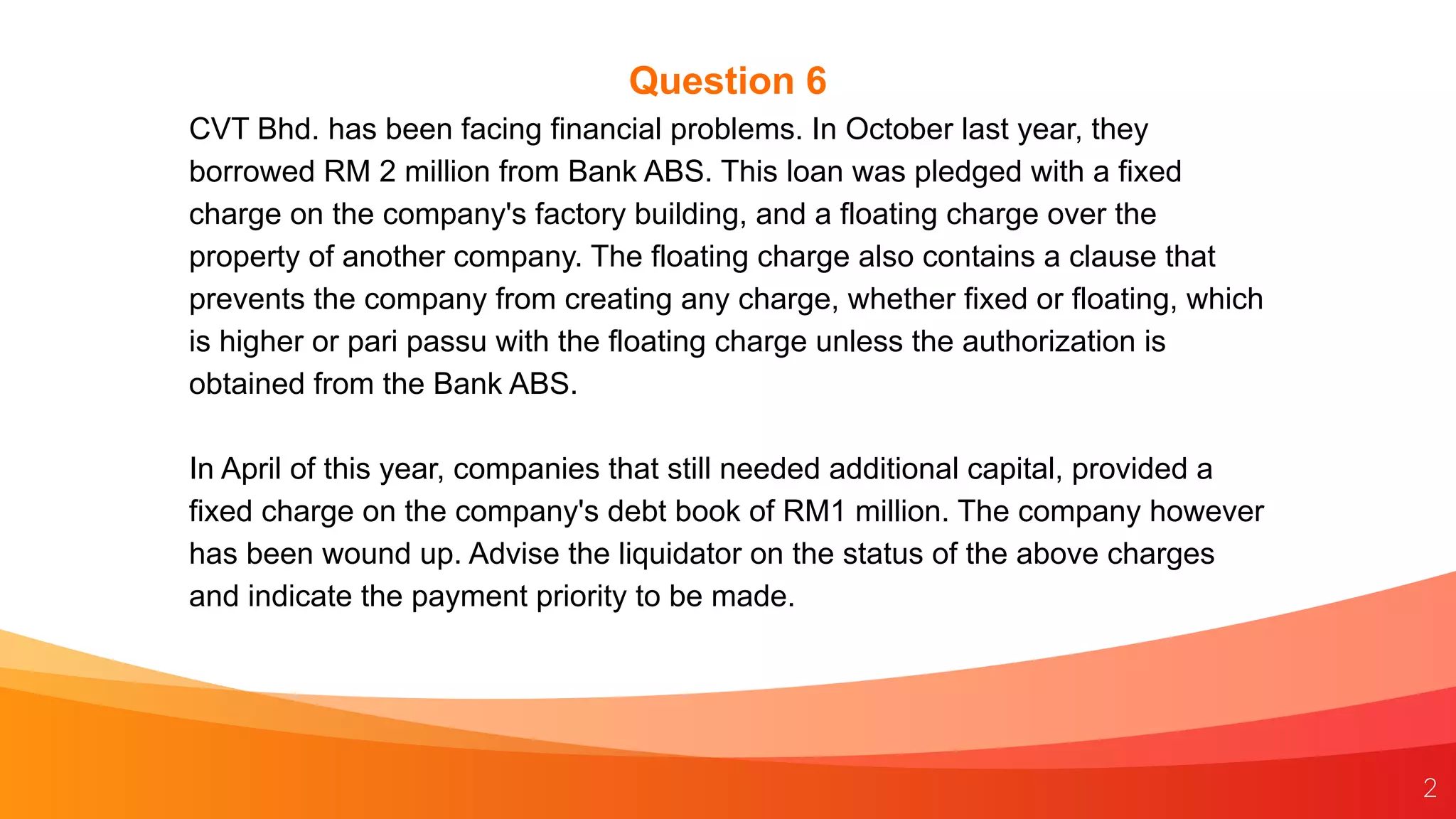 Company Law II - Tutorial Question and Answer | PDF