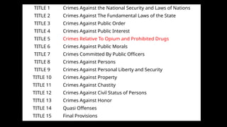 Criminal Law 2 Book 2 of the Revised Penal Code of the Philippines ...