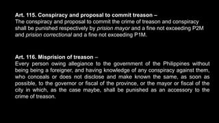 Criminal Law 2 Book 2 of the Revised Penal Code of the Philippines ...