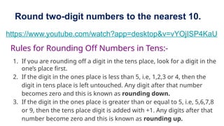 Round Two-digit or Three-digit numbersxvxc | PPTX