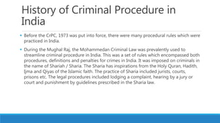 Criminal Law - CrPC & Constitution | PPTX