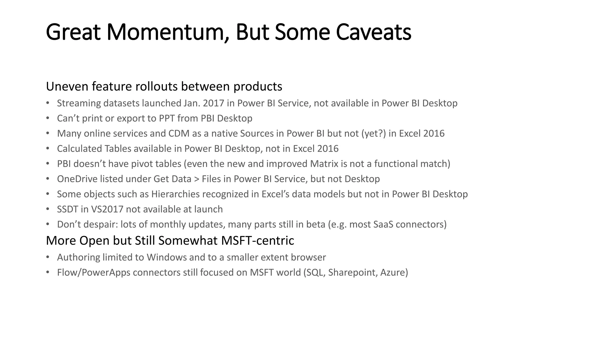 Microsoft Power Stack 2019 [Power BI, Excel, Azure & Friends] | PPTX