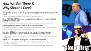 Microsoft Power Stack 2019 [Power BI, Excel, Azure & Friends] | PPT