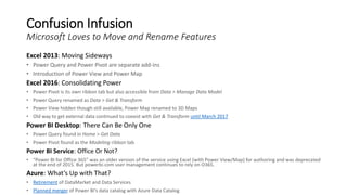 Microsoft Power Stack 2019 [Power BI, Excel, Azure & Friends] | PPT