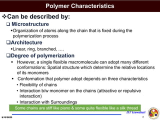 Basic Concept of Polymer Chains & Properties | PDF