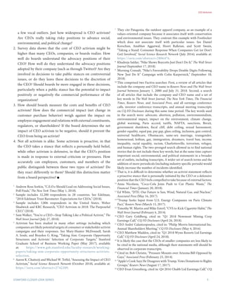 The Double-Edged Sword of CEO Activism | PDF