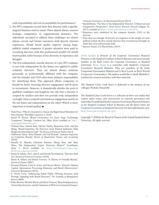 The First Outside Director | PDF