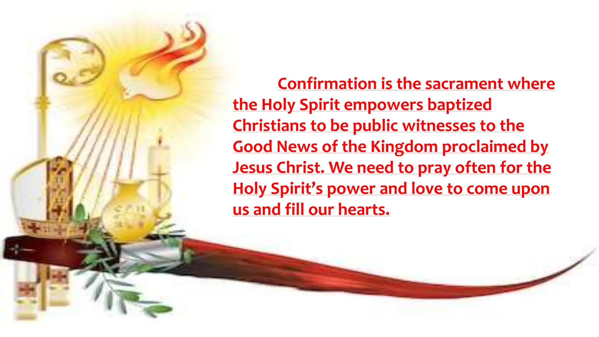 Christian Living (Sacrament of Confirmation) | PPTX