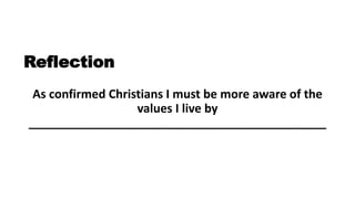 Christian Living (Sacrament of Confirmation) | PPTX