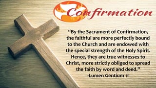 Christian Living (Sacrament of Confirmation) | PPTX