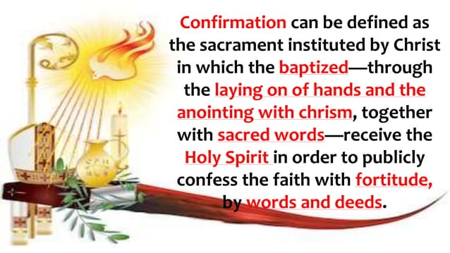 Christian Living (Sacrament of Confirmation) | PPTX