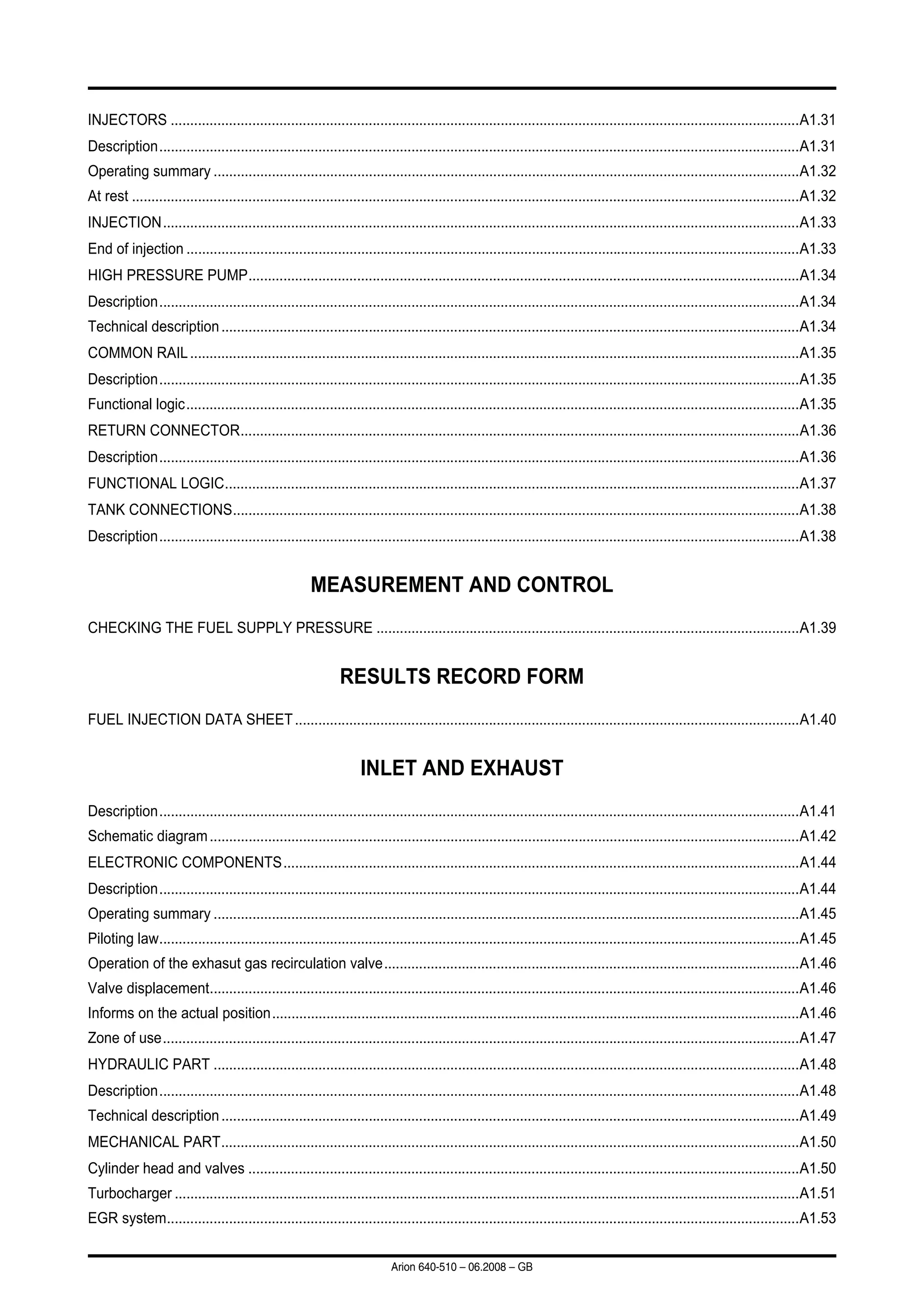 Claas Arion 640 510 tractor repair manual | PDF