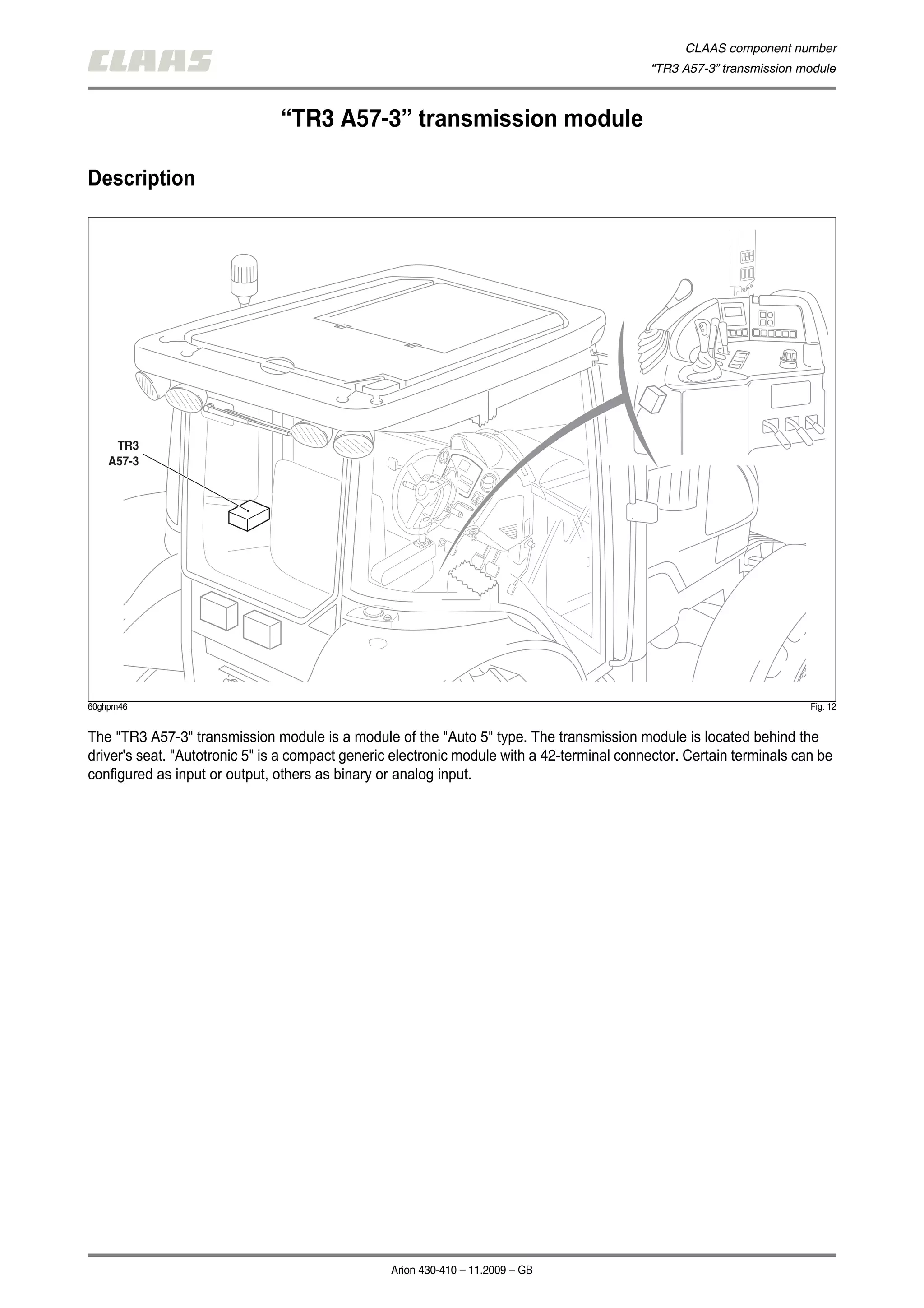Claas Arion 430 410 tractor repair manual | PDF