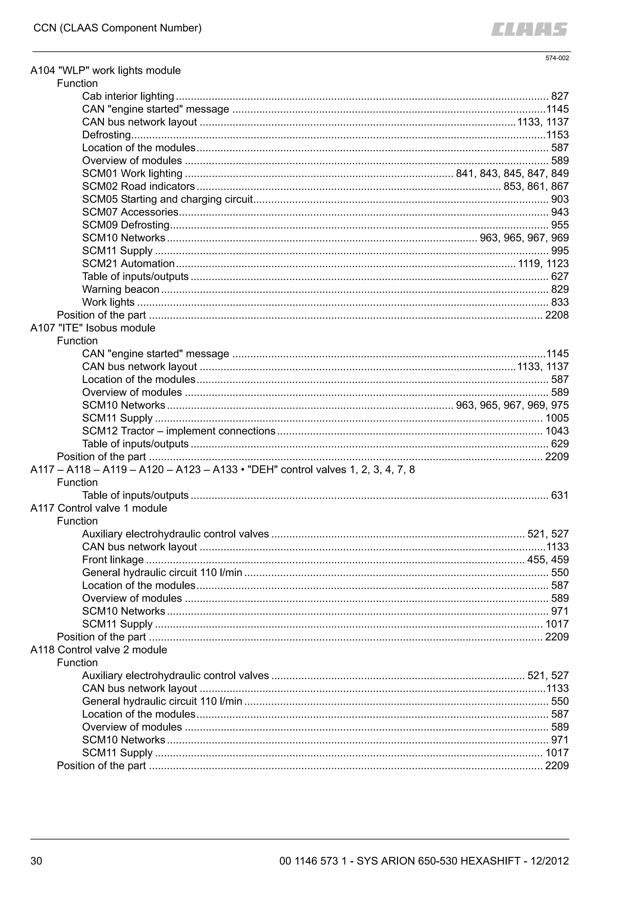 Claas Arion 650 620 550 530 tractor manual | PDF