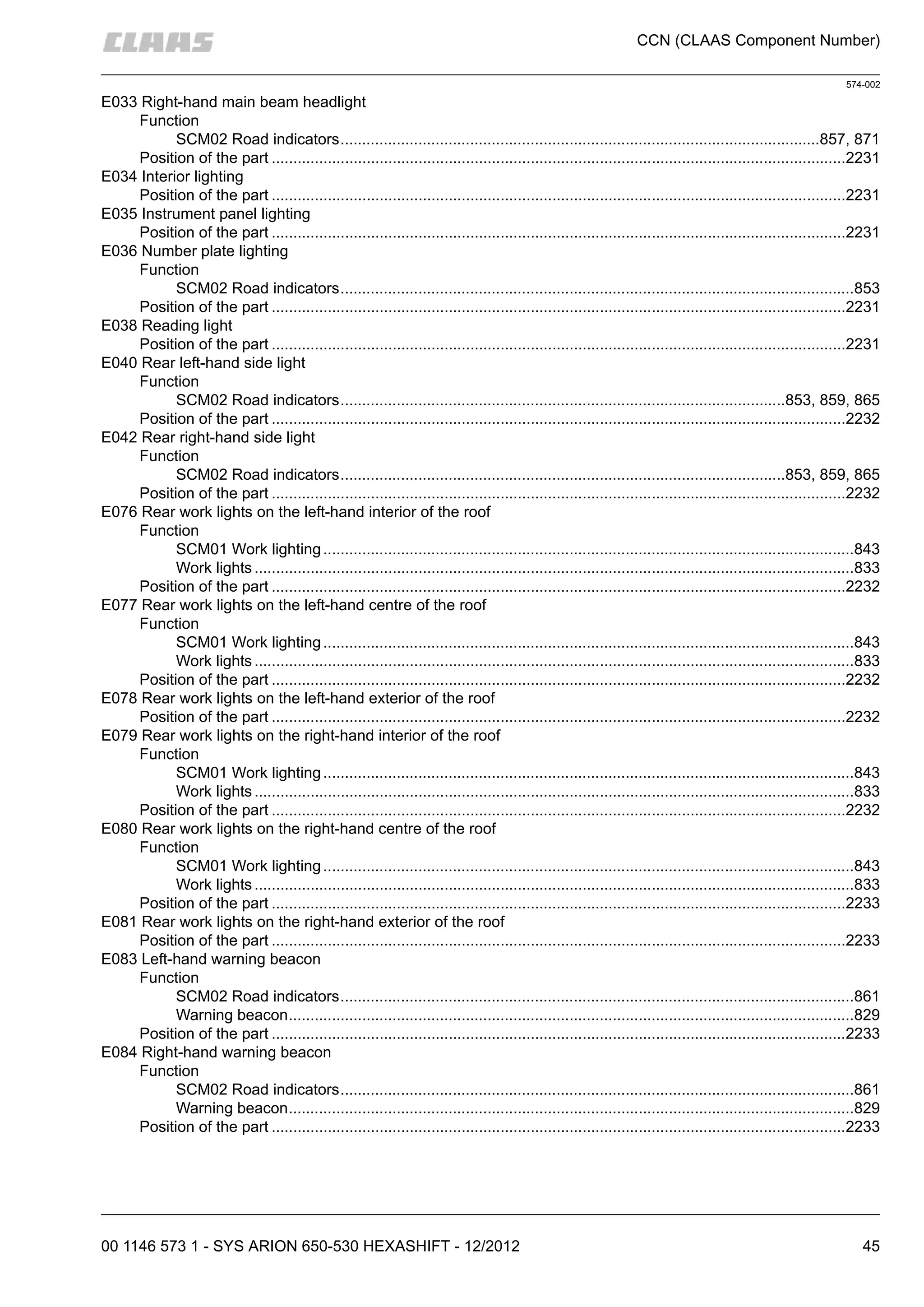 Claas Arion 650 620 550 530 tractor manual | PDF