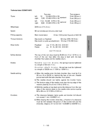Claas Dominant / Constant / Markant repair manual | PDF