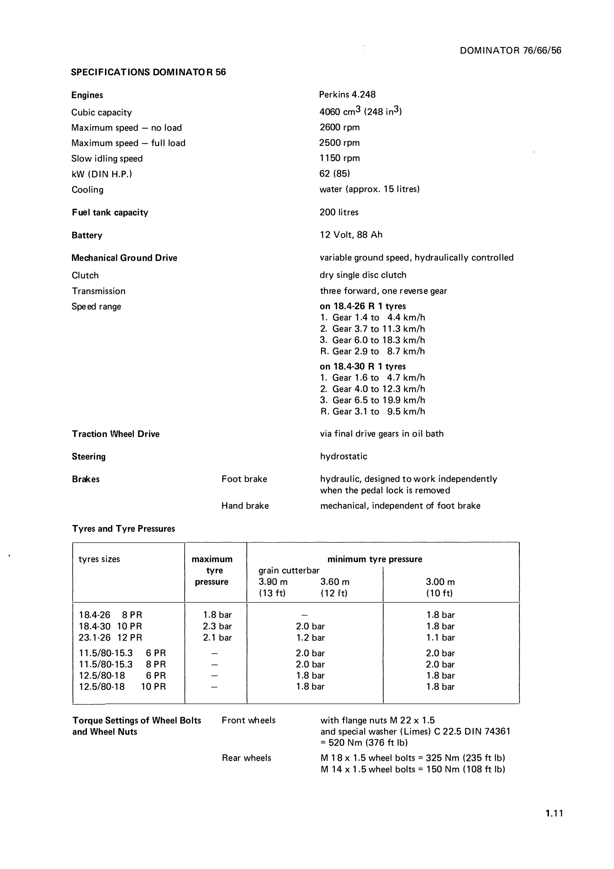 Claas Dominator Operators manual | PDF