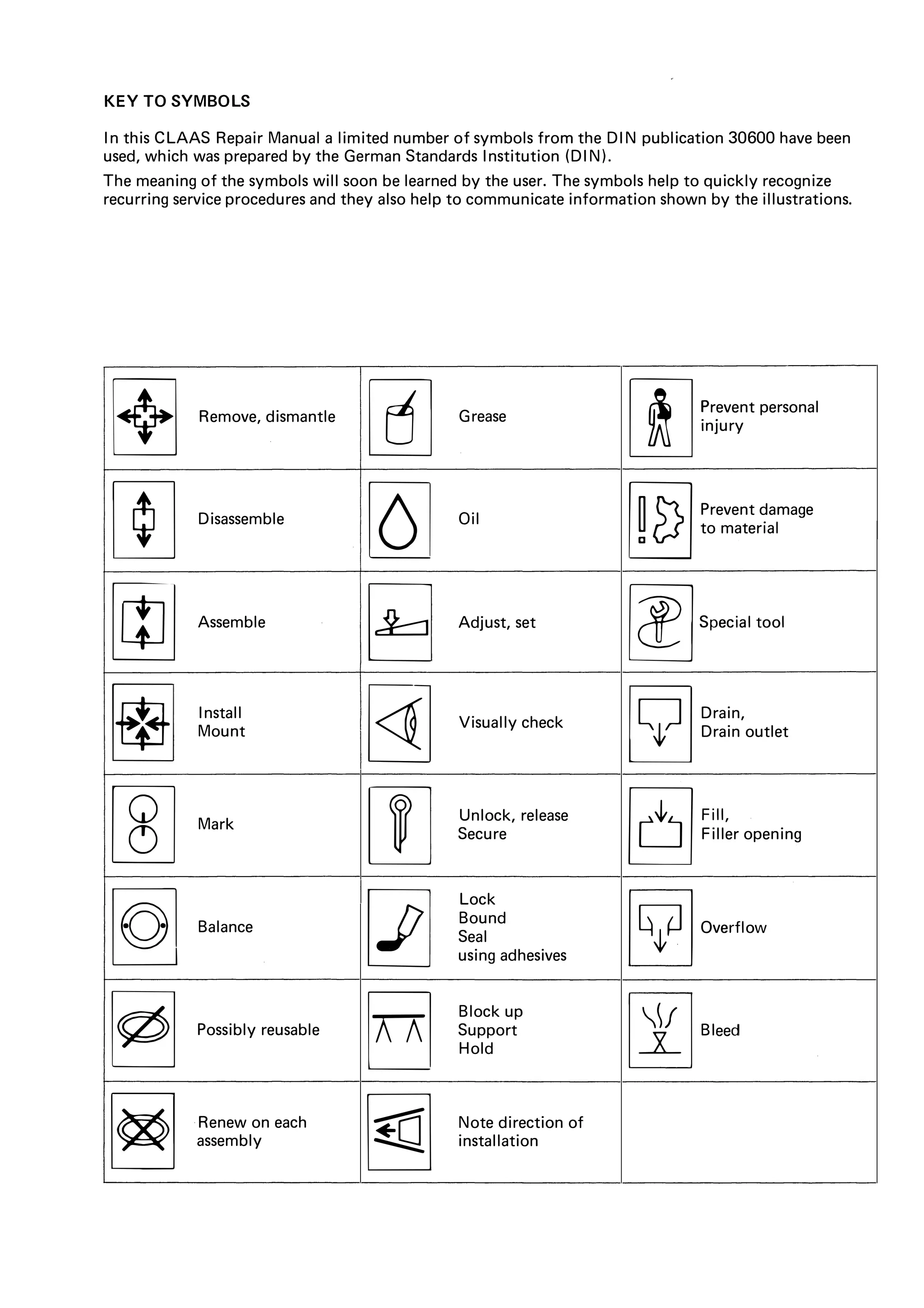 Claas Dominator 68-38 repair manual | PDF