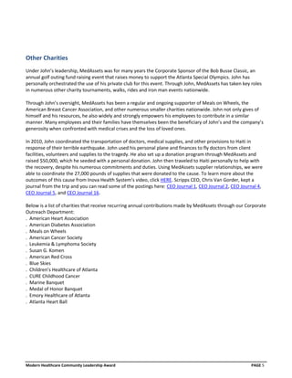 John Bardis_MedAssets | PDF | Non-Profit Organizations | Industries