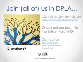 Calisphere: Broadening Access through DPLA | PDF