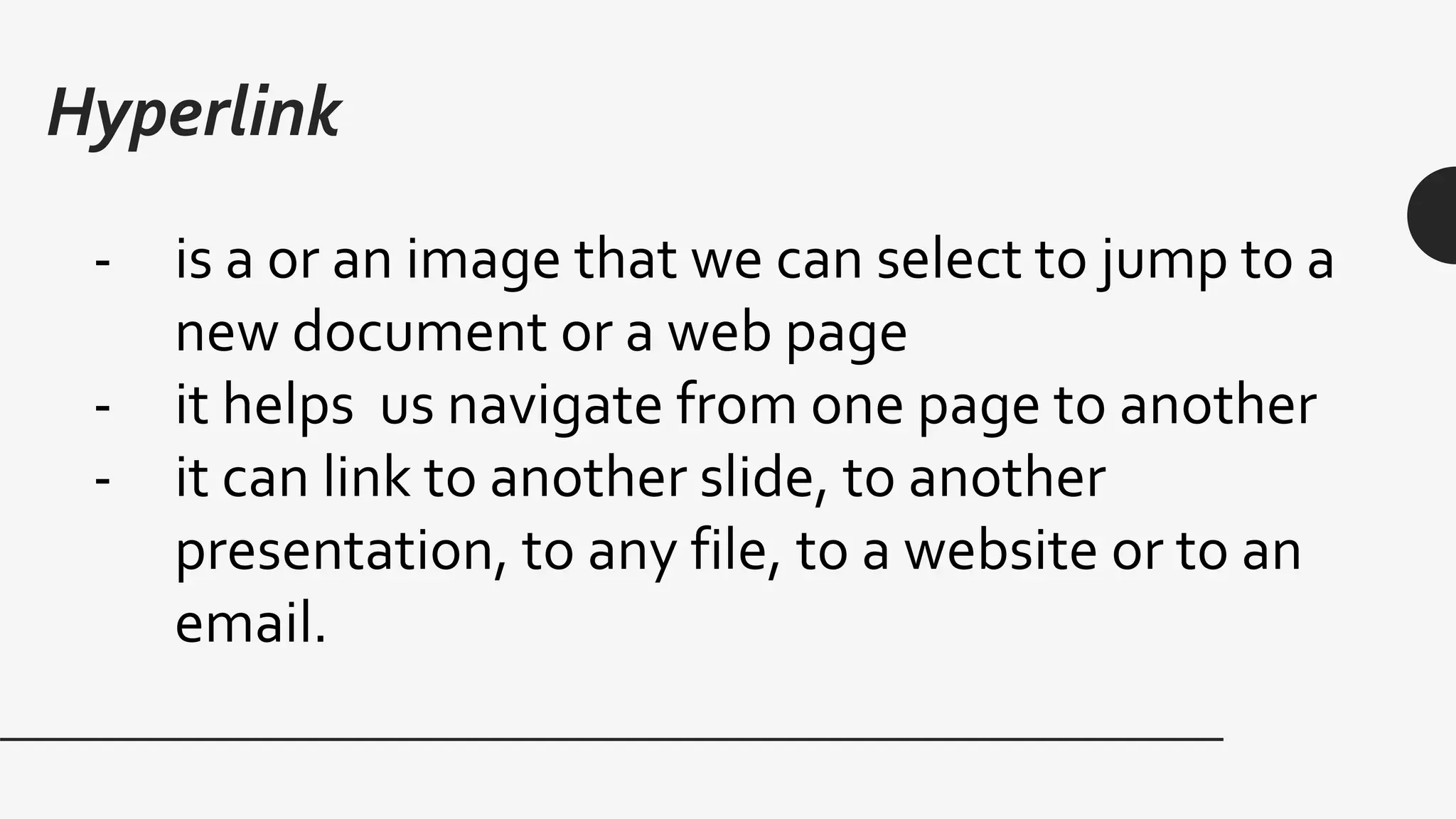 computer language lesson about hyperlink | PPTX | Desktop Publishing | Computer Software and ...