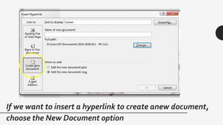 computer language lesson about hyperlink | PPTX | Desktop Publishing | Computer Software and ...