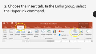 computer language lesson about hyperlink | PPTX | Desktop Publishing ...