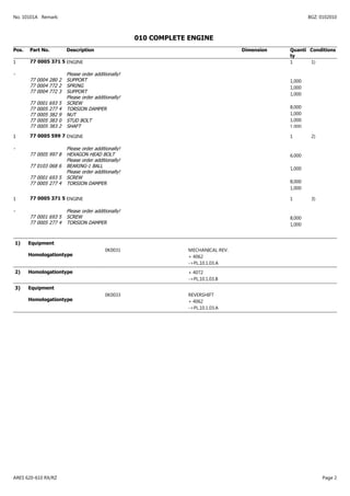 Claas ares 620 610 rx rz tractor parts catalogue manual (sn ct72 r0050 ...